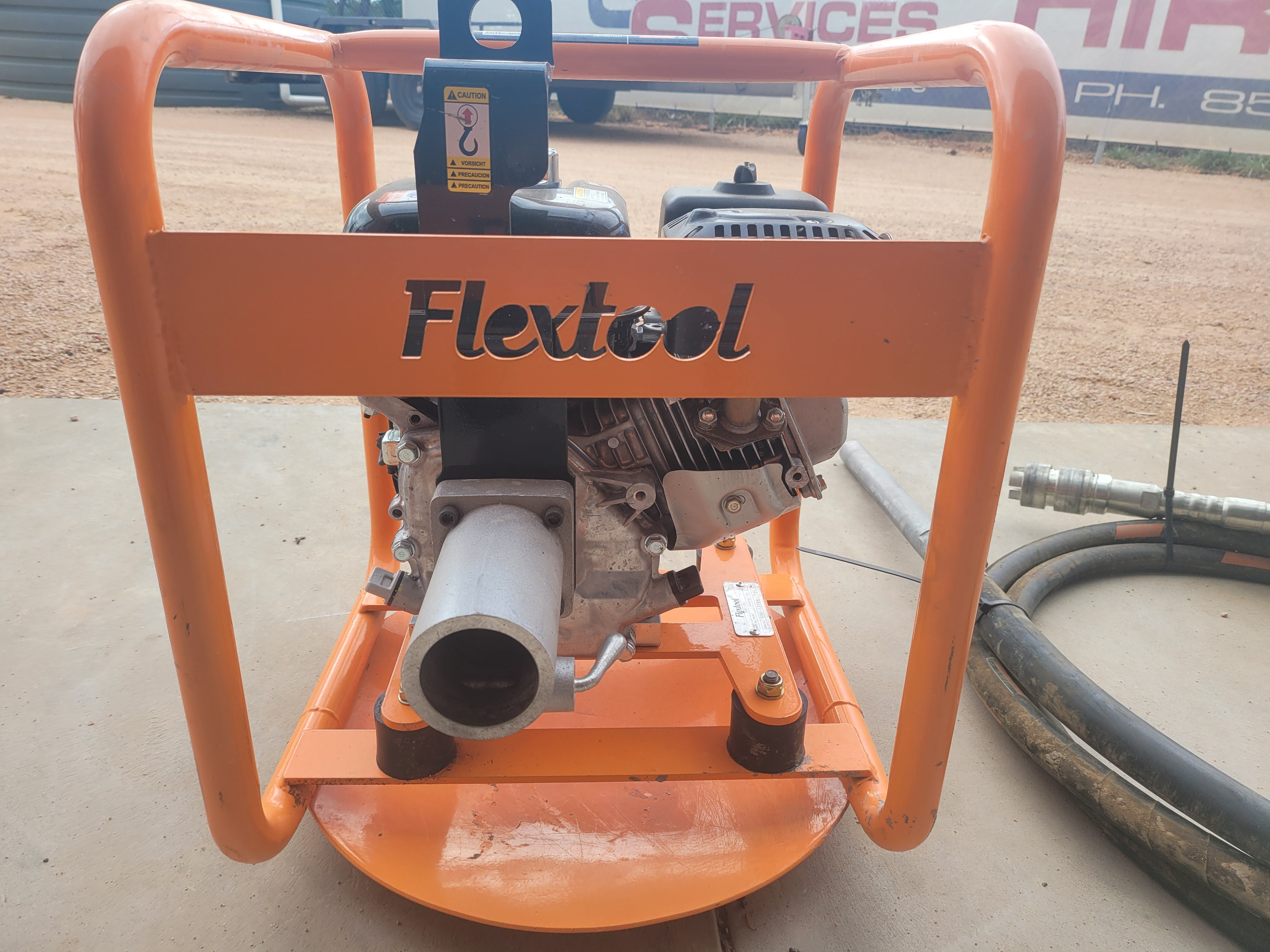 Flextool Pump with Flexshaft immersion Vibrator For Hire – Growers Services Hire