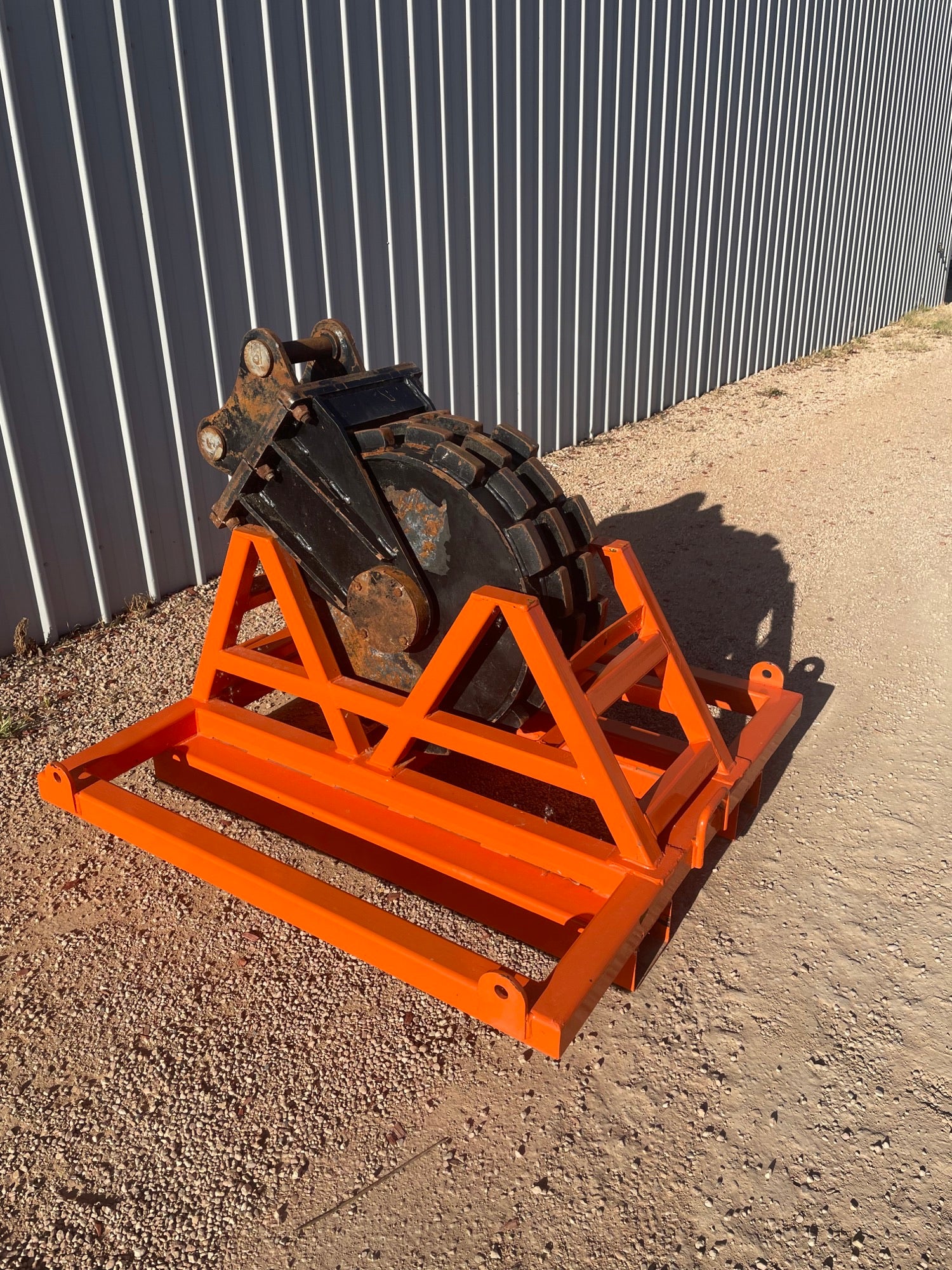 Compaction Wheel Attachment to Suit Kubota Excavator Hire – Growers ...