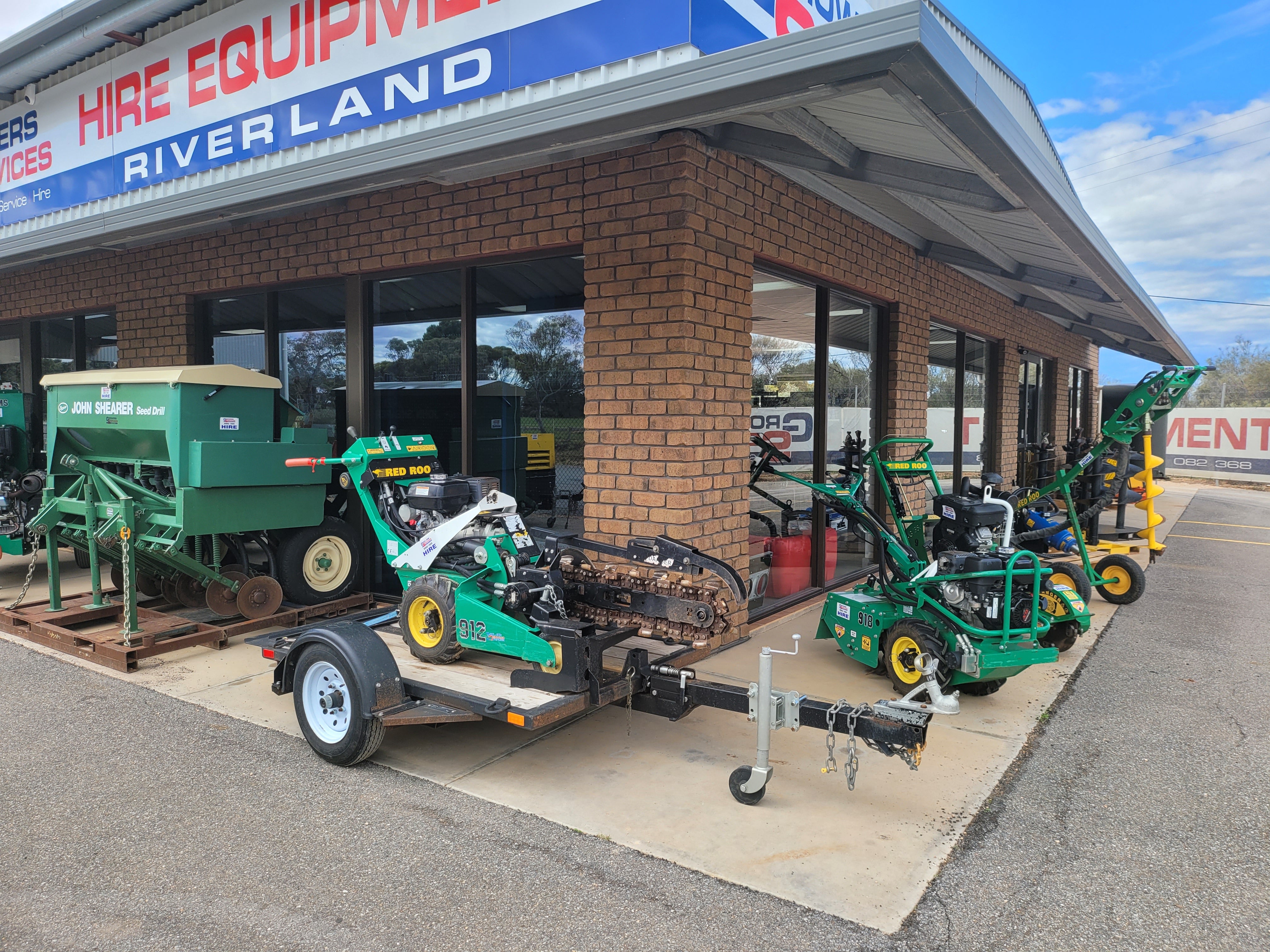 Red Roo HT912 Walk Behind Trencher For Hire – Growers Services Hire