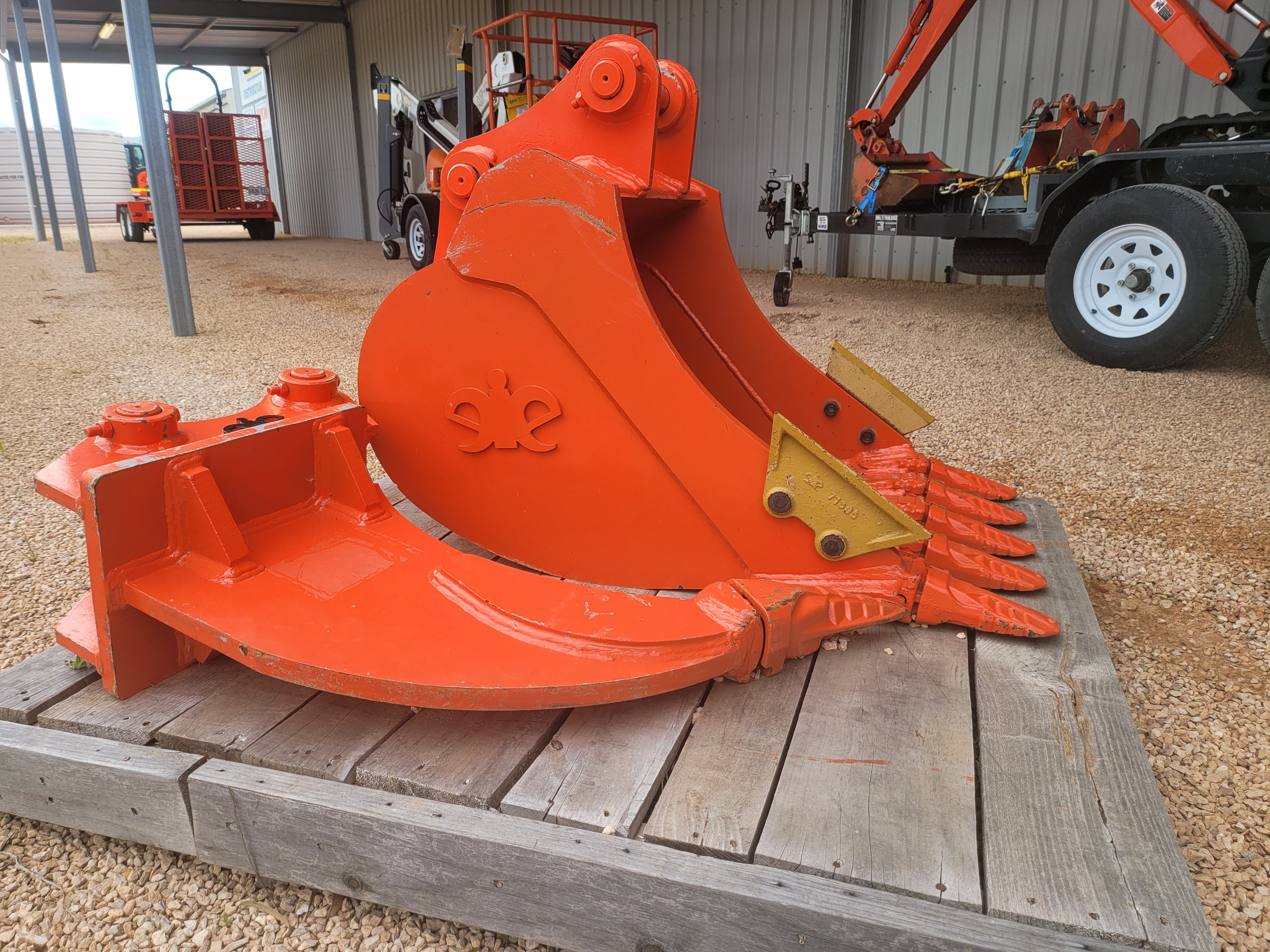 Ripper Attachment to Suit Kubota excavator – Growers Services Hire