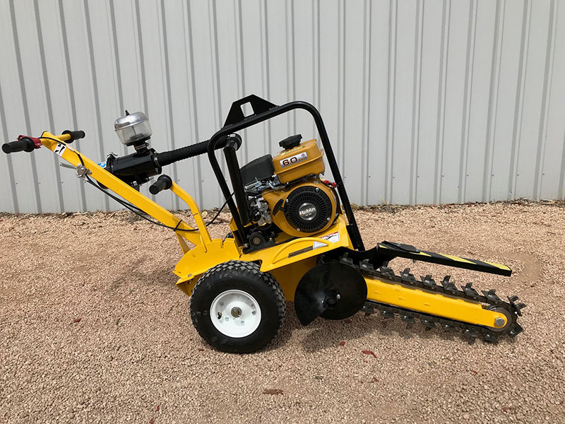 Crommelins 18" Groundhog Trencher For Hire – Growers Services Hire