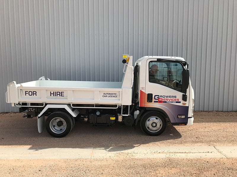 Isuzu Tipper Truck For Hire – Growers Services Hire
